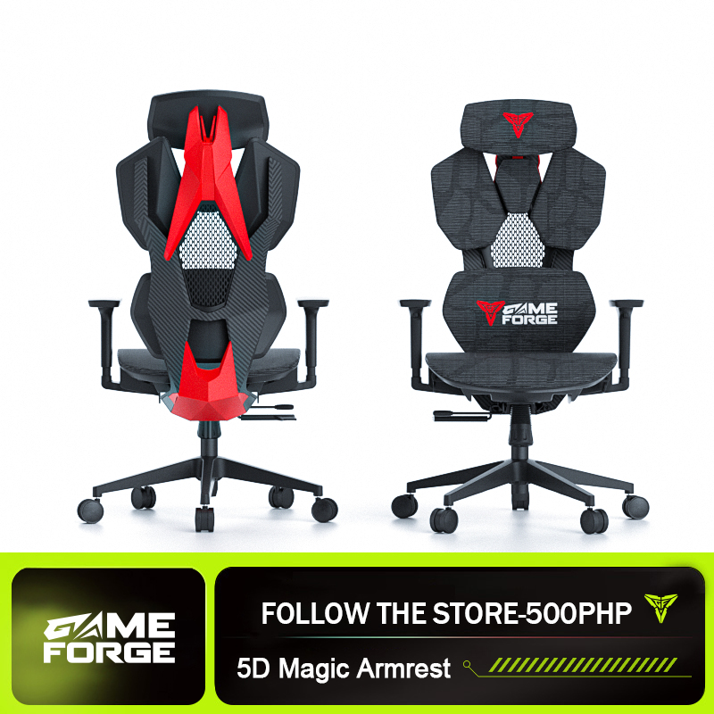 GAMEFORGE Ergonomic chair dynamic fit backrest gaming chair gaming ...