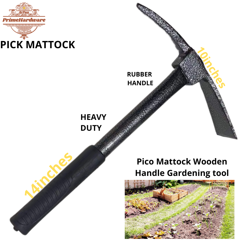 Pick Mattock PIKO Rubber Handle HEAVY-DUTY COD BY PMJ | Lazada PH