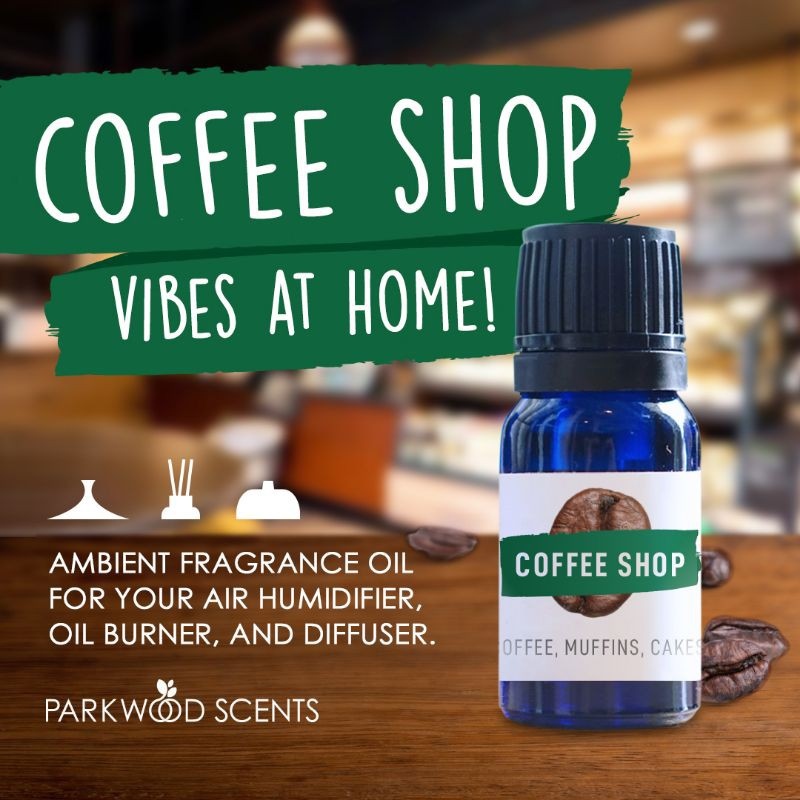 Essential Oil Fragrance Coffee Shop Scent Diffuser Humidifier Burner ...