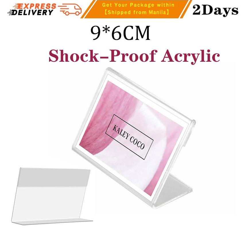 【20/10/5PCS】9CM*6CM Acrylic Name Card Display Clear Desk Shelf Box ...