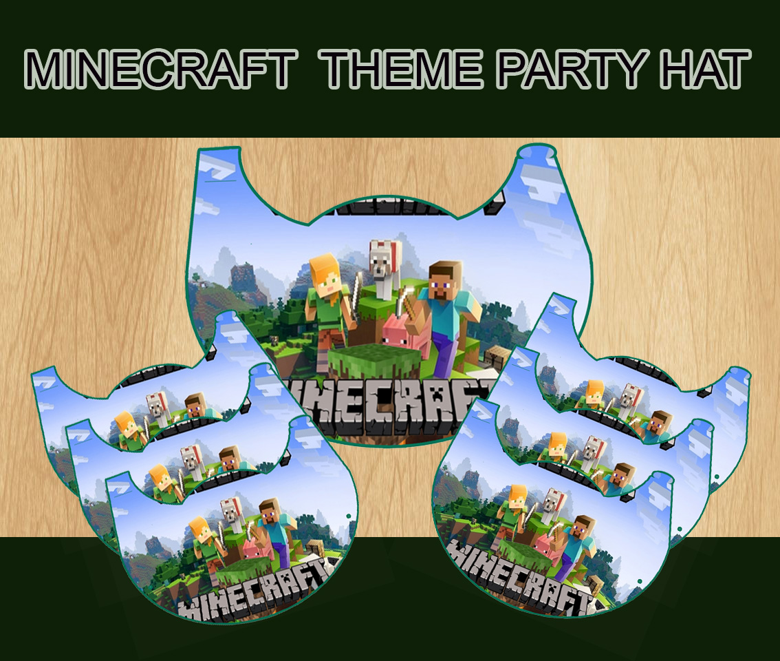 BIRTHDAY PARTY HAT MINECRAFT THEME | Lazada PH