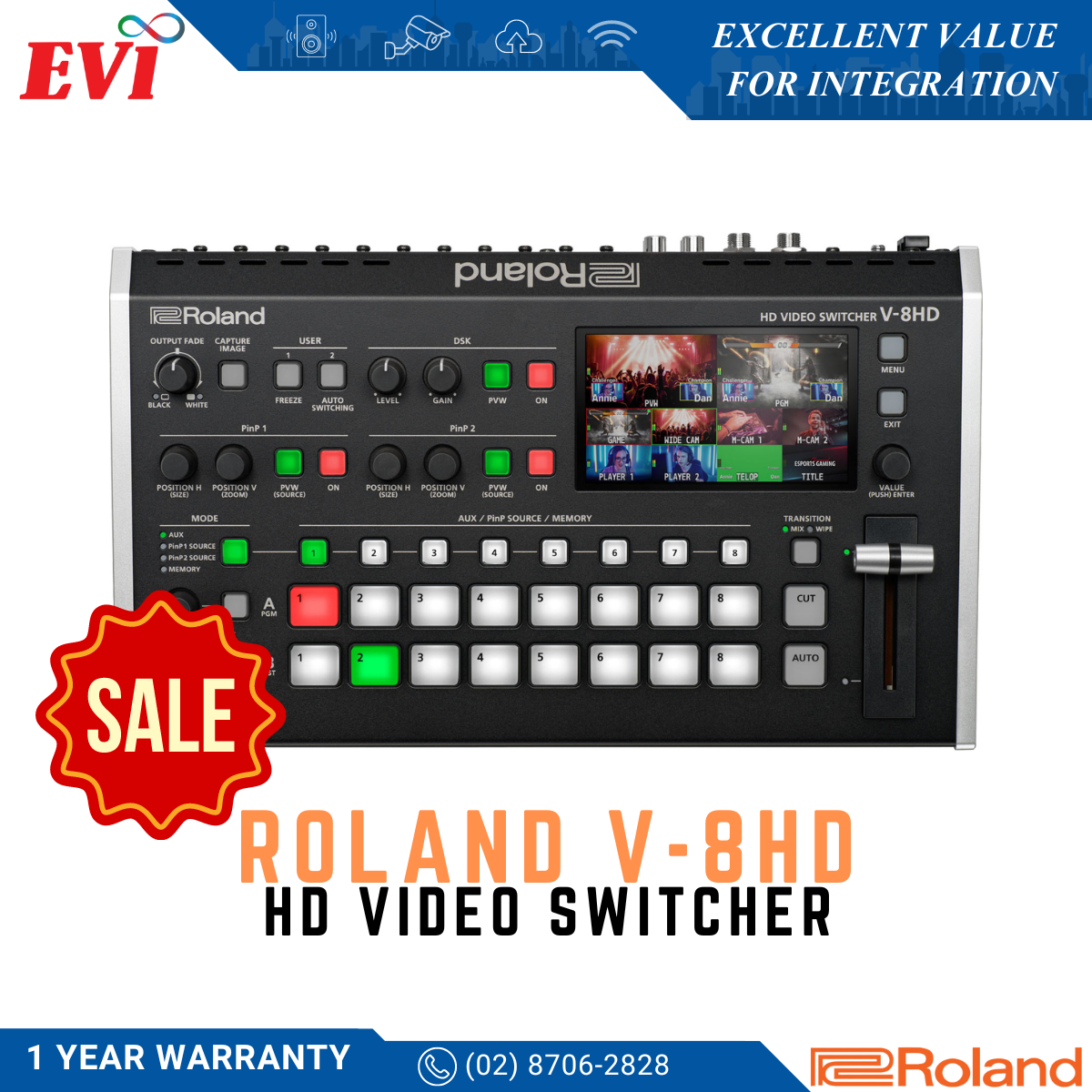 Roland V8HD HD Video Switcher | Lazada PH