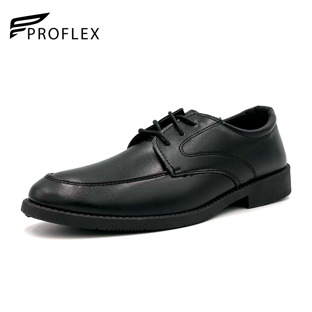 PROFLEX Men's Durable Heat-Pressed Lace-Up Leather Shoes PFLS01 | Lazada PH
