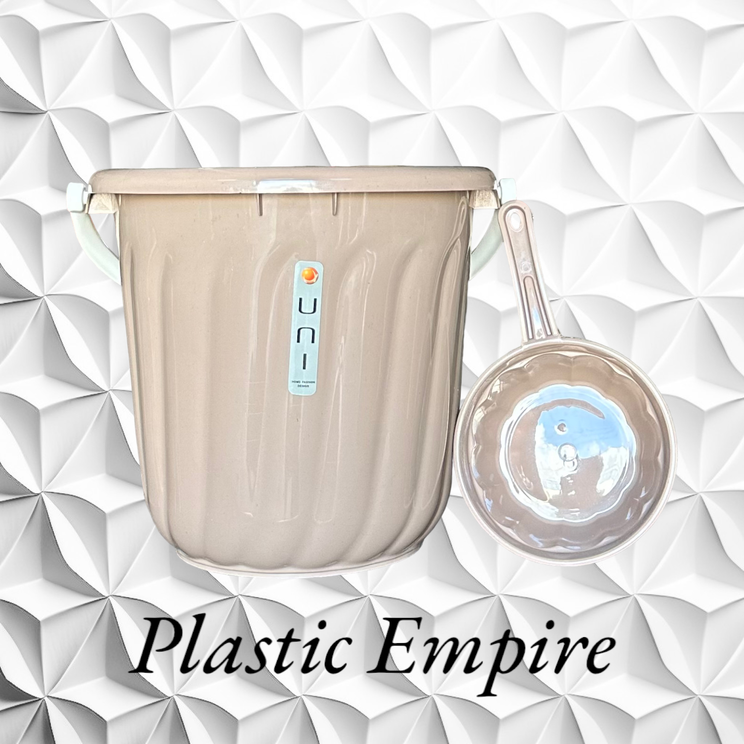 Multifunctional Plastic Large Capacity Round Timba With Handle And Tabo ...