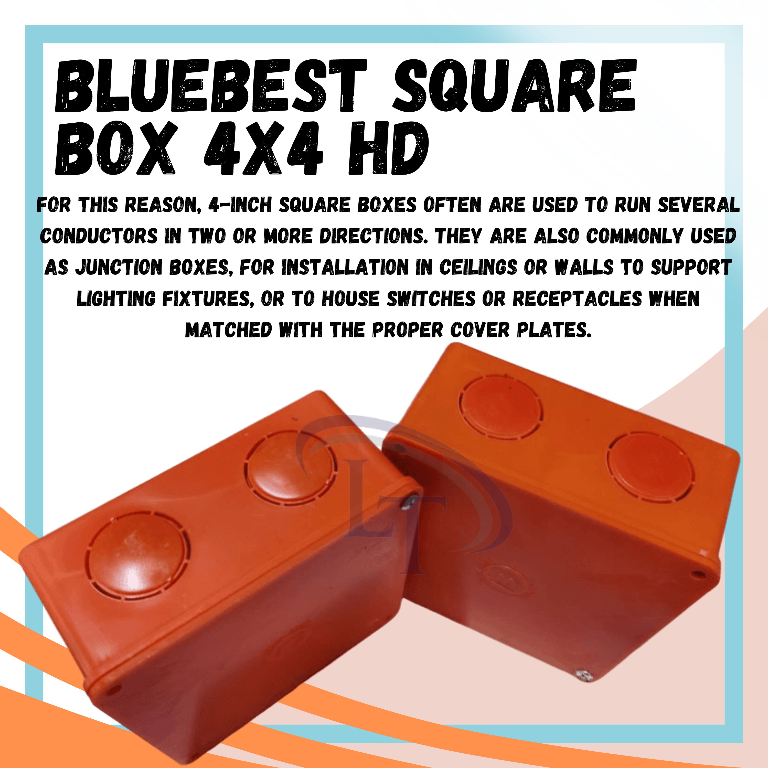 LEYTONhardwareitems BLUEBEST SQUARE BOX 4X4 high quality | Lazada PH