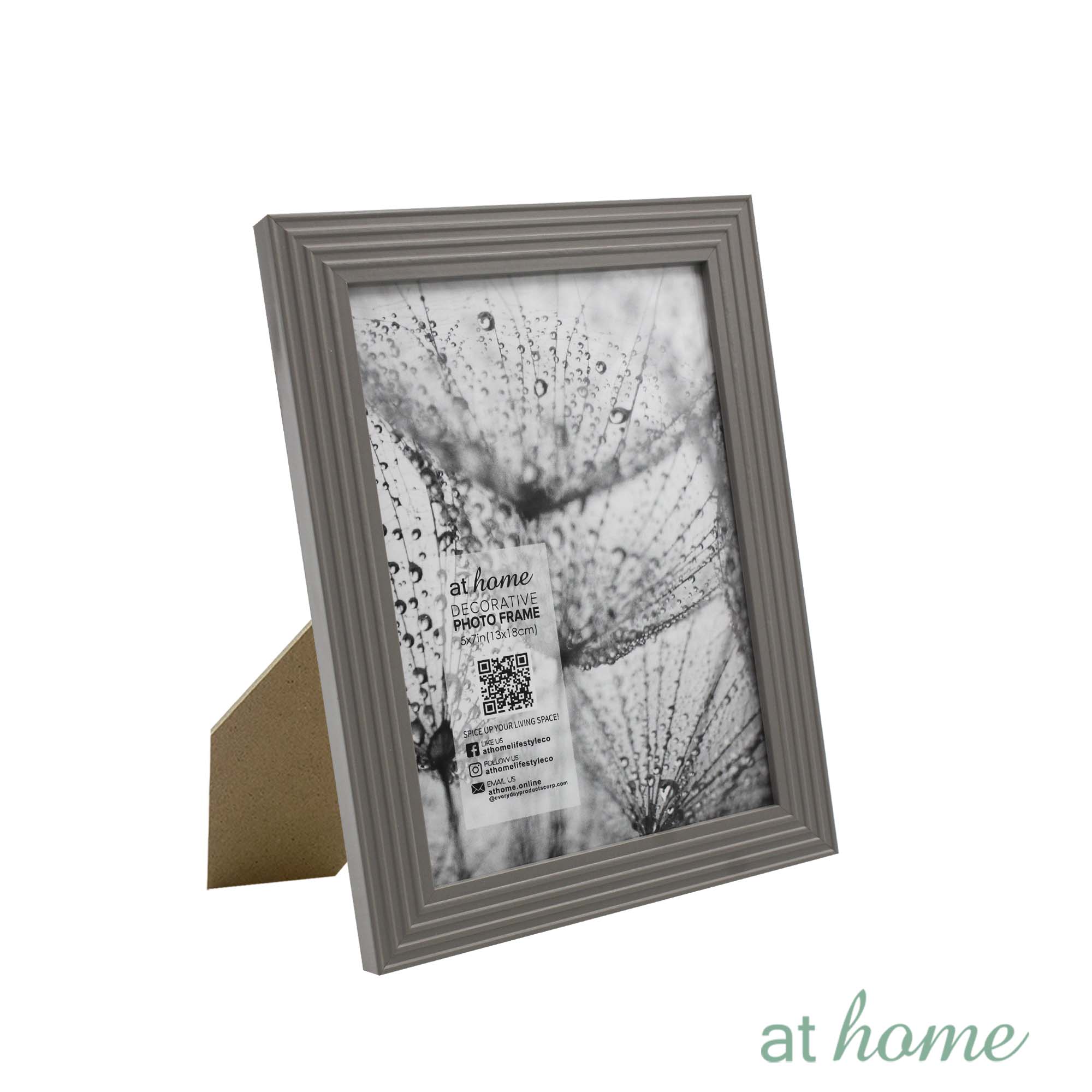 At Home Zendaya Nordic Picture Frame – Bordered Design Photo Display ...