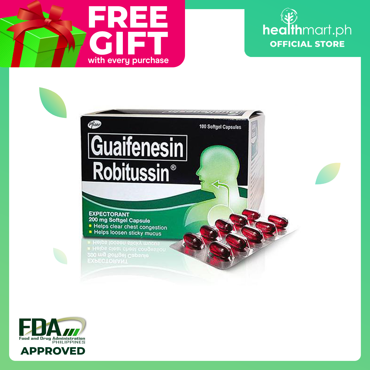 60% OFF! Robitussin Liqui-gel (1s) Guaifenesin | Cough Relief for Kids ...
