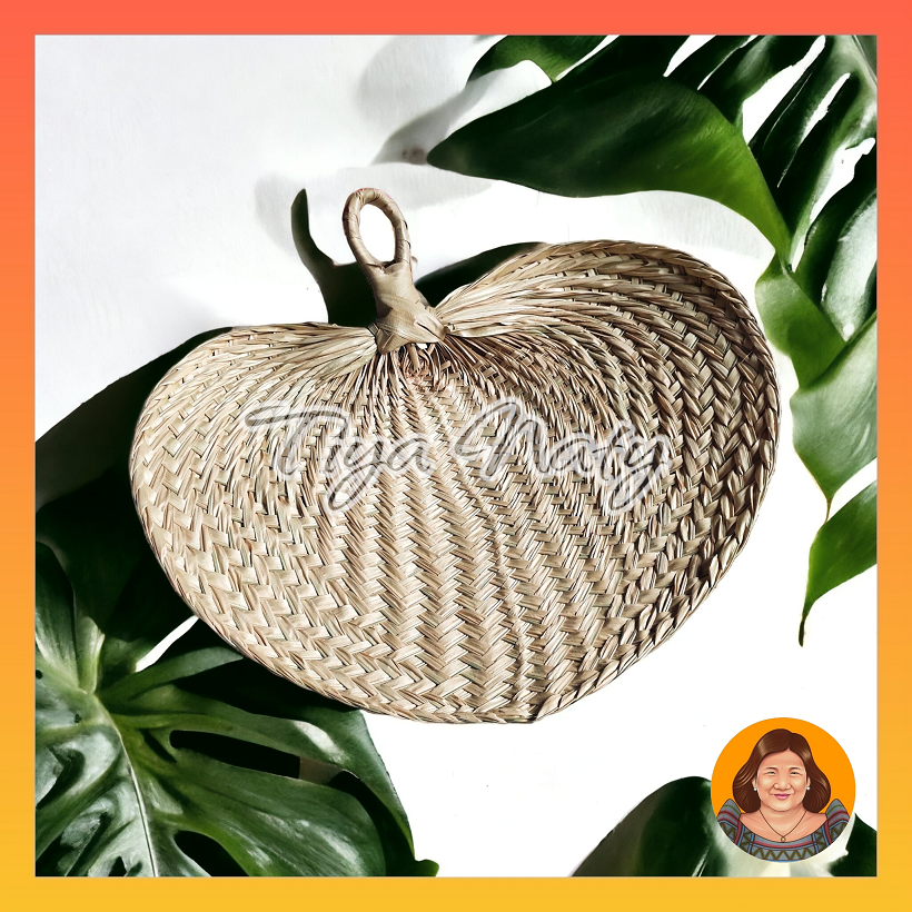 TIYA NATY 100pcs LARGE-XL Anahaw Abaniko Pamaypay Native Handheld Fan ...