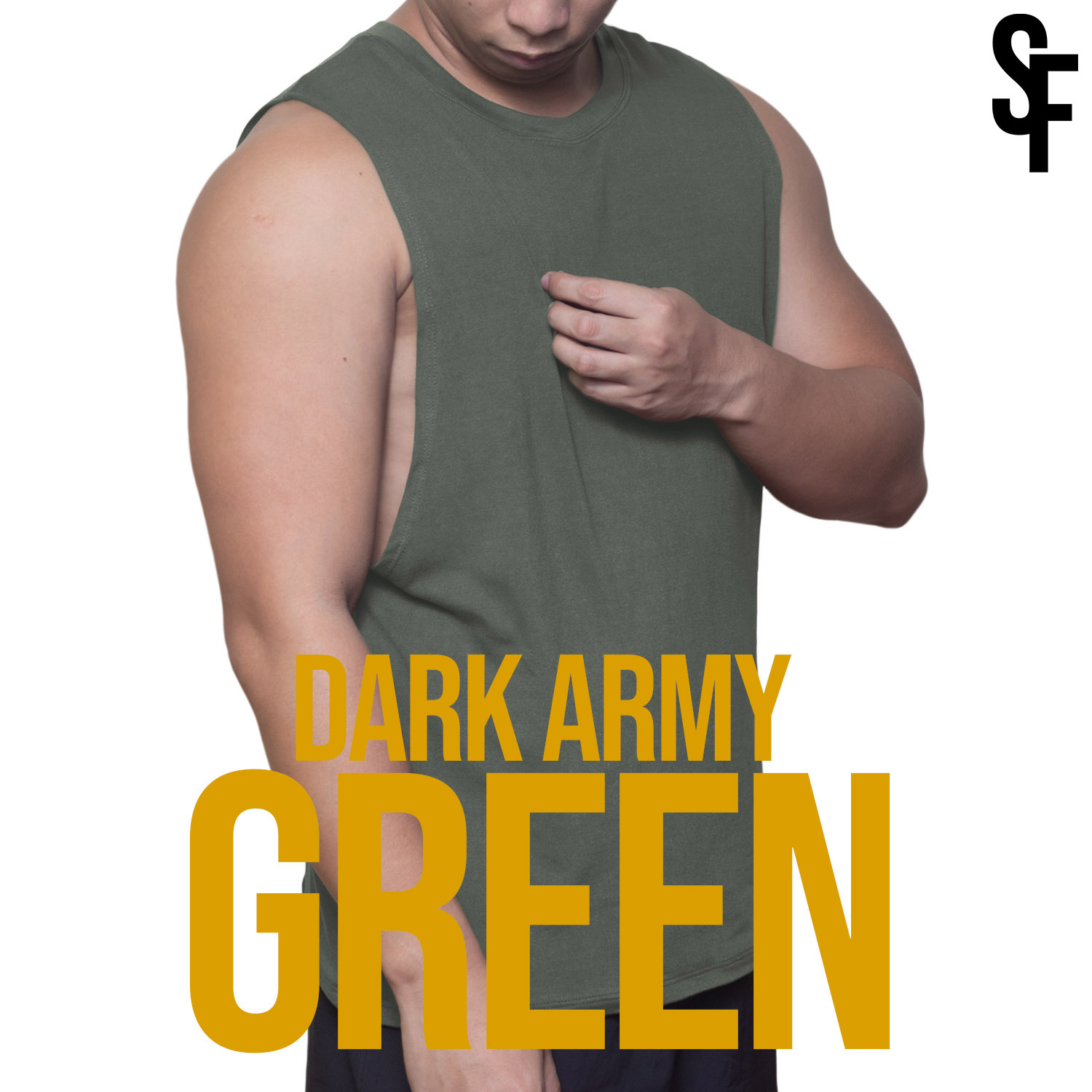 PLAIN COLORS MUSCLE TEE FOR MEN FREE SIZE | Lazada PH