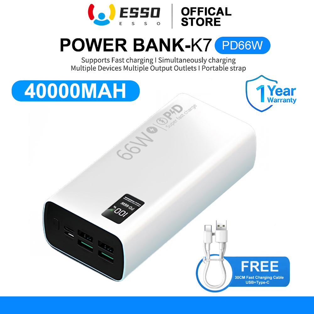 ESSO Powerbank heavy duty original HK 30000mAh 50000mah/800000mah 4 ...