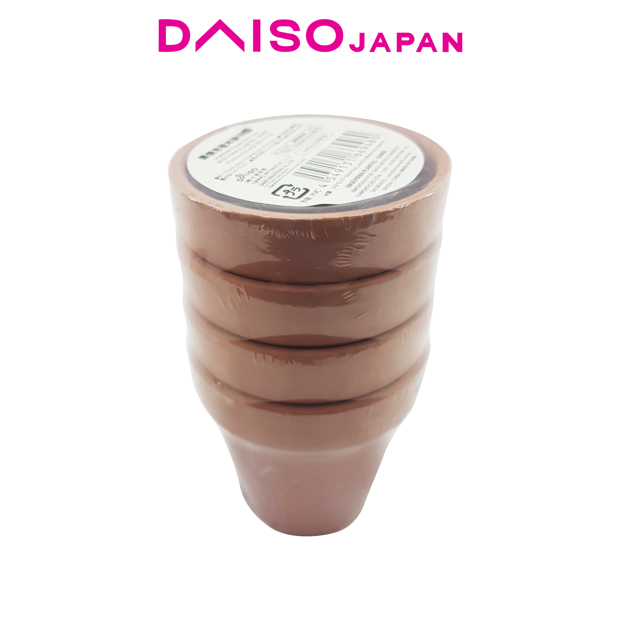 Daiso Mini Unglazed Flower Pots 4pcs | Lazada PH