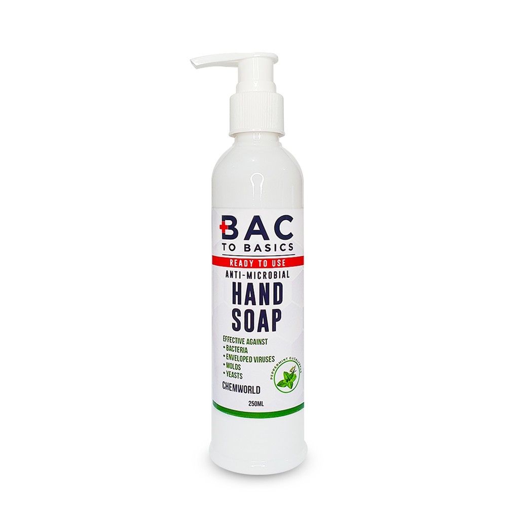 Chemworld Ready To Use Bac To Basic Anti Microbial Hand Soap Gel 250ml ...