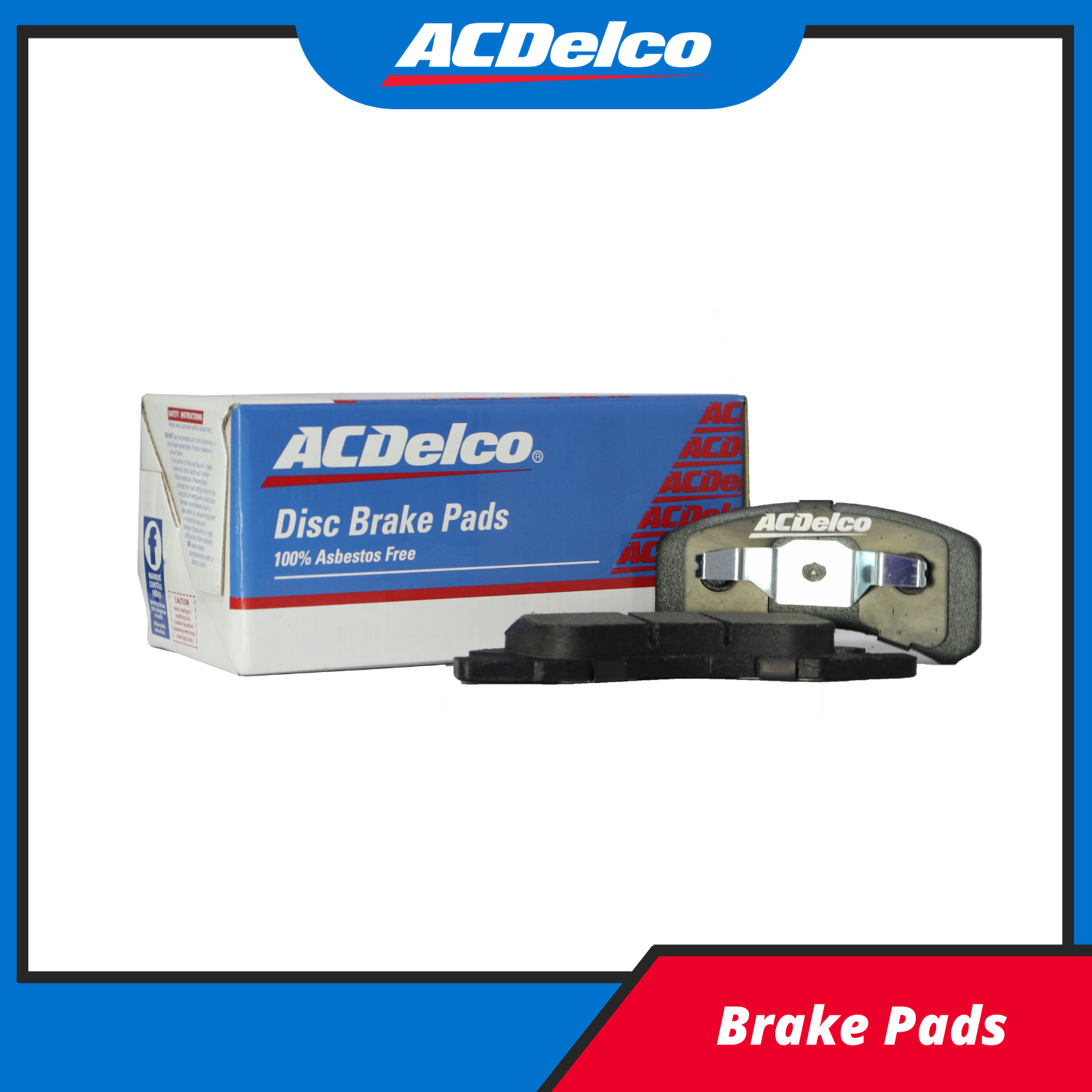 ACDelco Ceramic Brake Pads for Mitsubishi Mirage 1.2L G4/GLS (Front Set ...