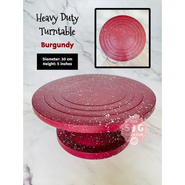 heavy duty turntable colored 30 cm 12 inches cake turner metal base ...
