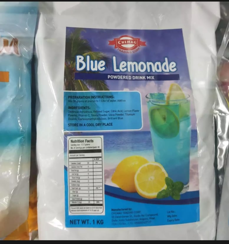 1Kg Blue Lemonade Powder Mix Drink 🔵 🍋 | Lazada PH