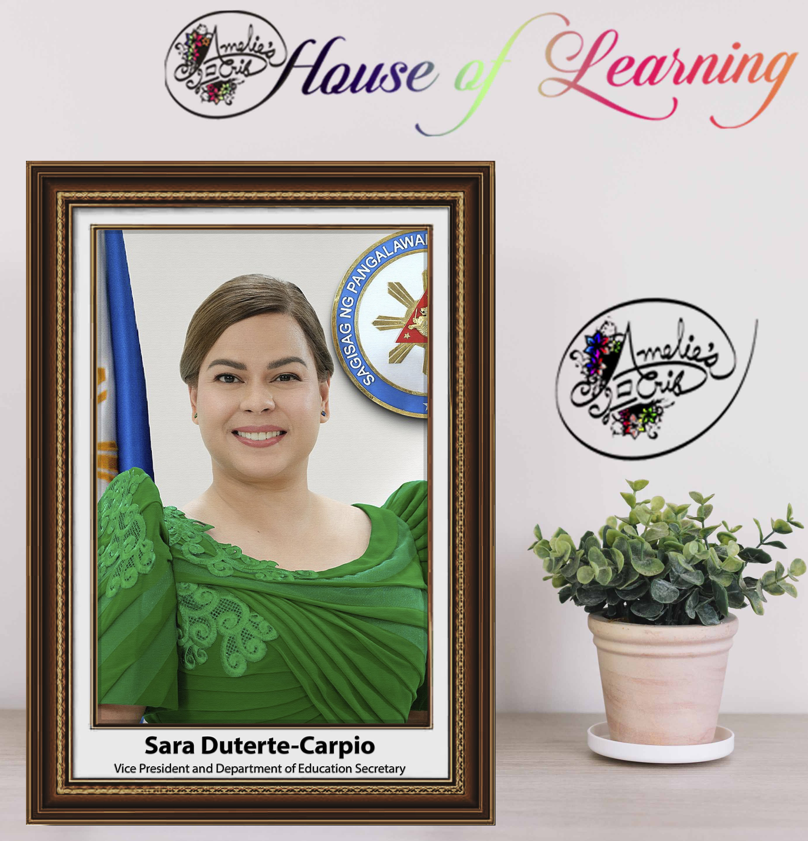 President Bong Bong Marcos and Vice President Sara Duterte Laminated ...
