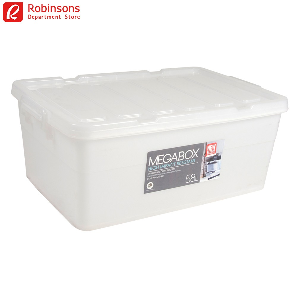 Megabox 58L Storage Box (Clear) | Lazada PH