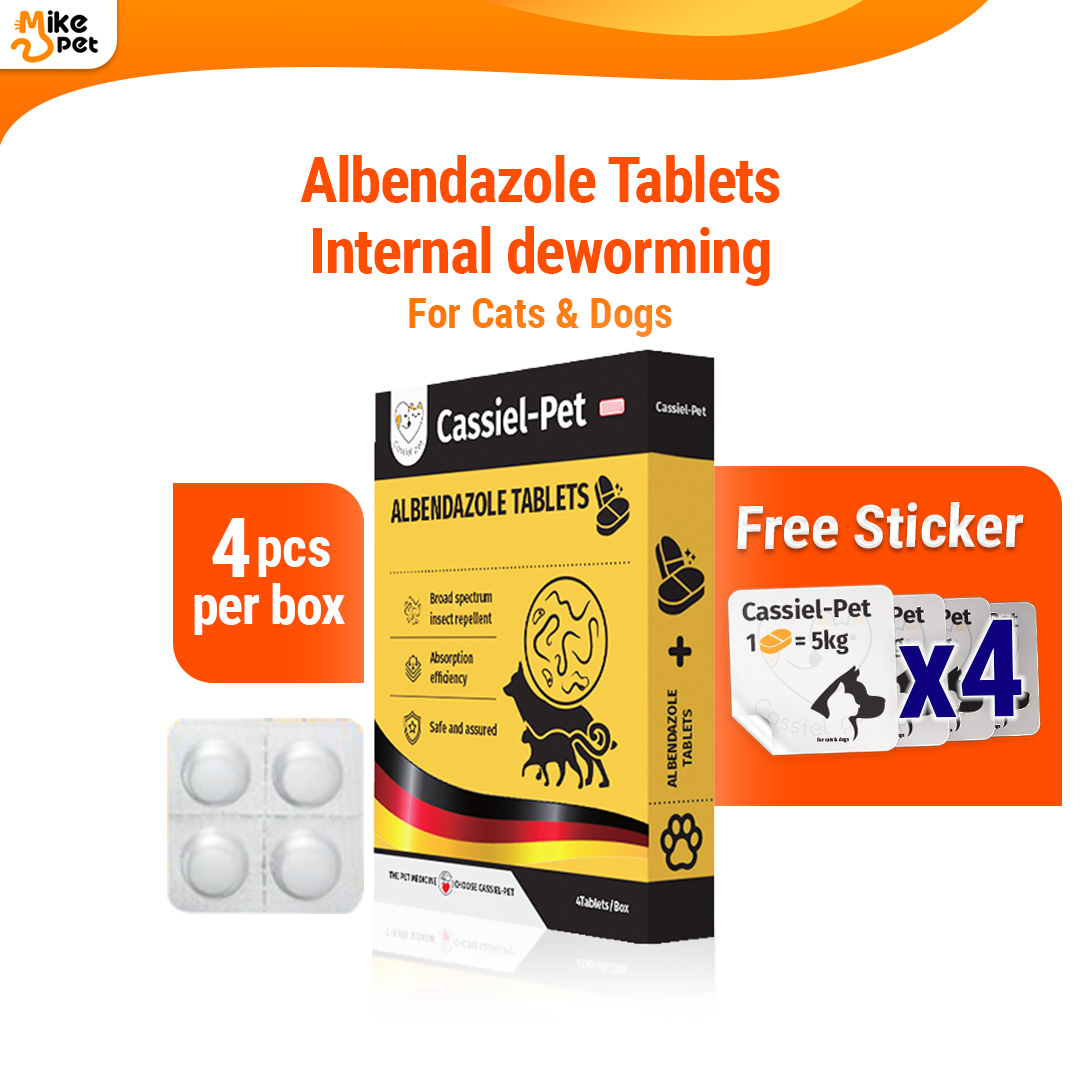 Cassiel Pet Derworming Tablet Dewormer For Adult Dog Puppy & Cats ...