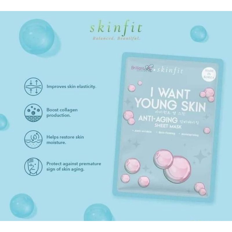 BRILLIANT SKIN x SKINFIT SHEET MASK | Lazada PH