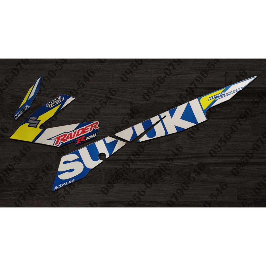 Raider 150 Fi 20 MotoGP BLUE Stock Decal/Sticker | Lazada PH