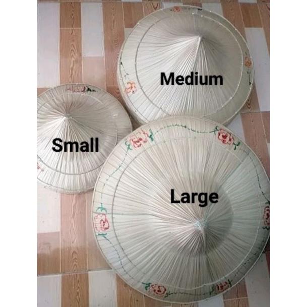 SALAKOT HAT MADE FROM ANAHAW LEAVES (3 sizes) | Lazada PH