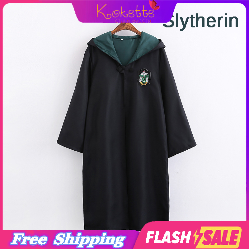 Harry Potter Costume Magic Robe Gryffindor Slytherin Hitchpac Ravenclaw ...