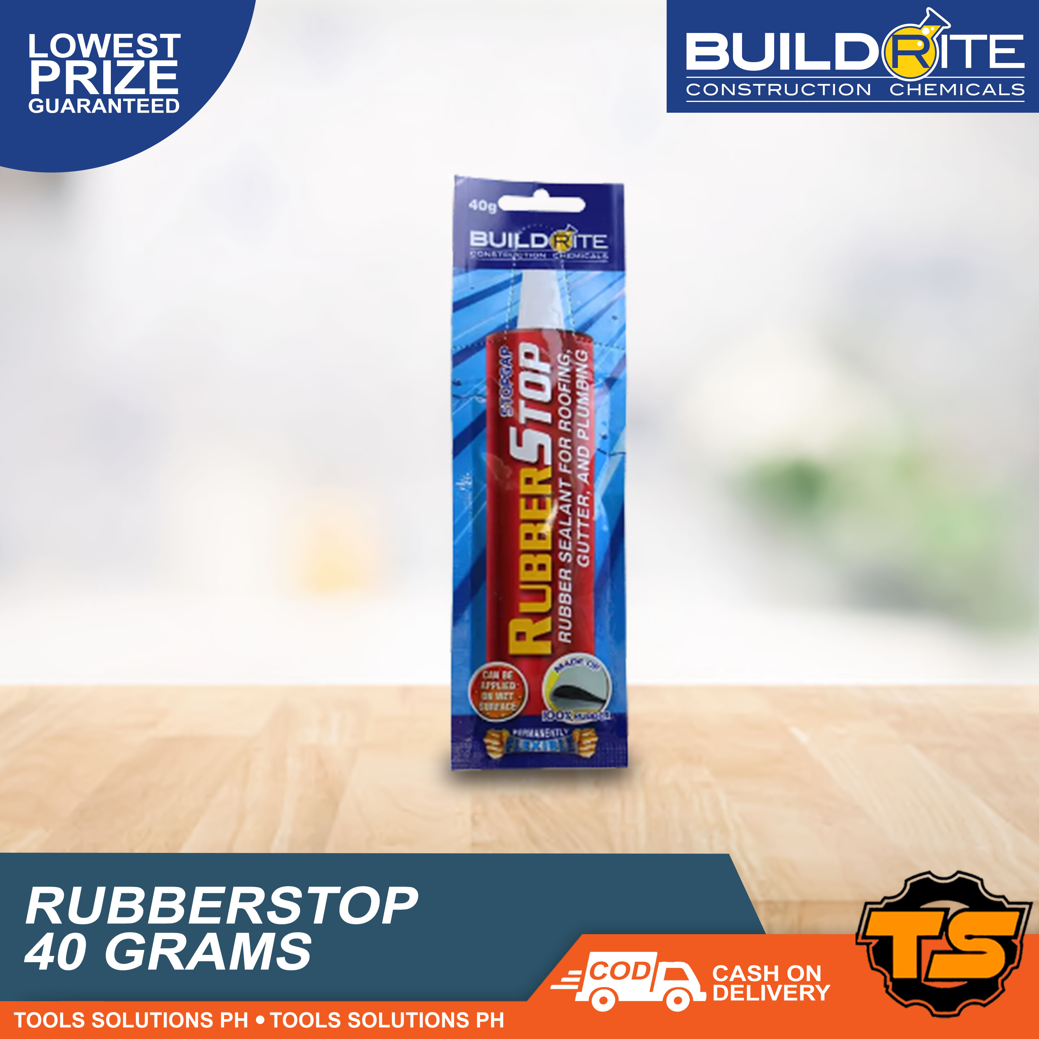BUILDRITE RubberStop 40 Grams SEALANT | Lazada PH