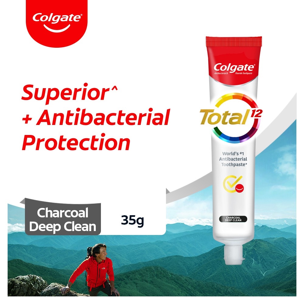 Colgate Total Charcoal Deep Clean Multi-Benefit Antibacterial ...