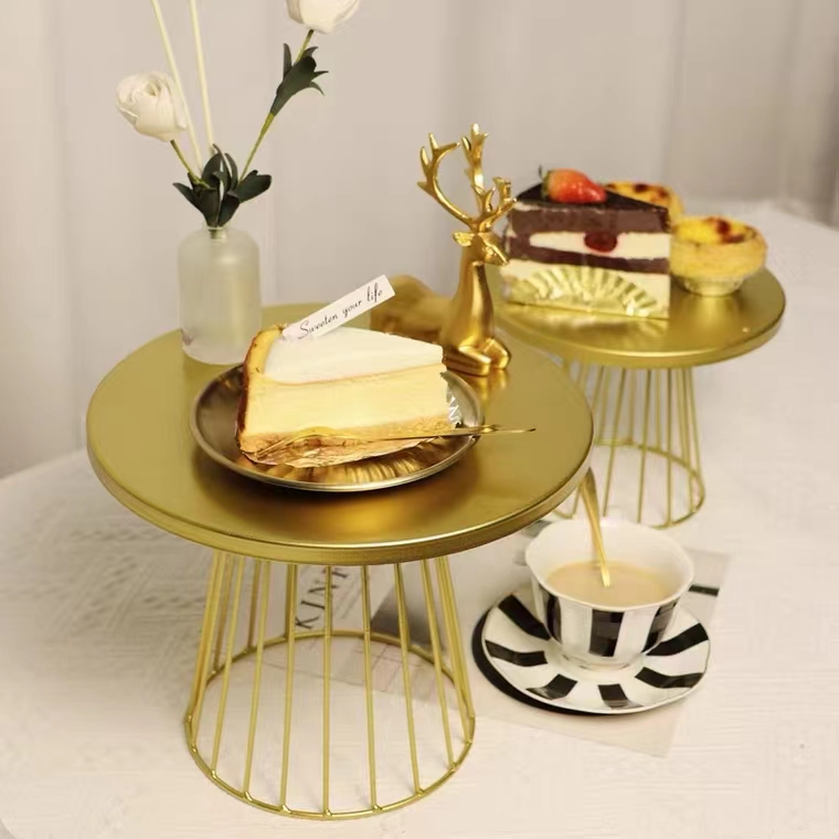 Metal Cake Rack Wedding Gold Dessert Display Rack Birthday Party ...