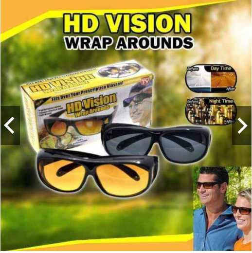 Glasses HD Vision Wrap Around Night | Lazada PH