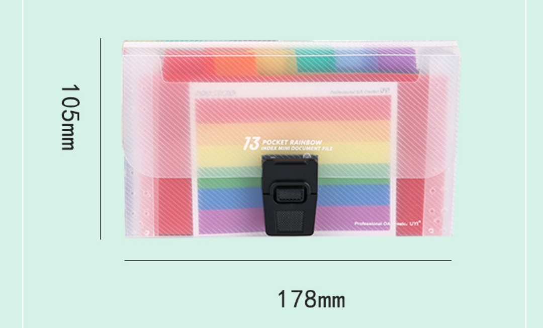 NEW RAINBOW LONG EXPANDABLE ENVELOPE WITH HANDLE A4 / A6 | Lazada PH