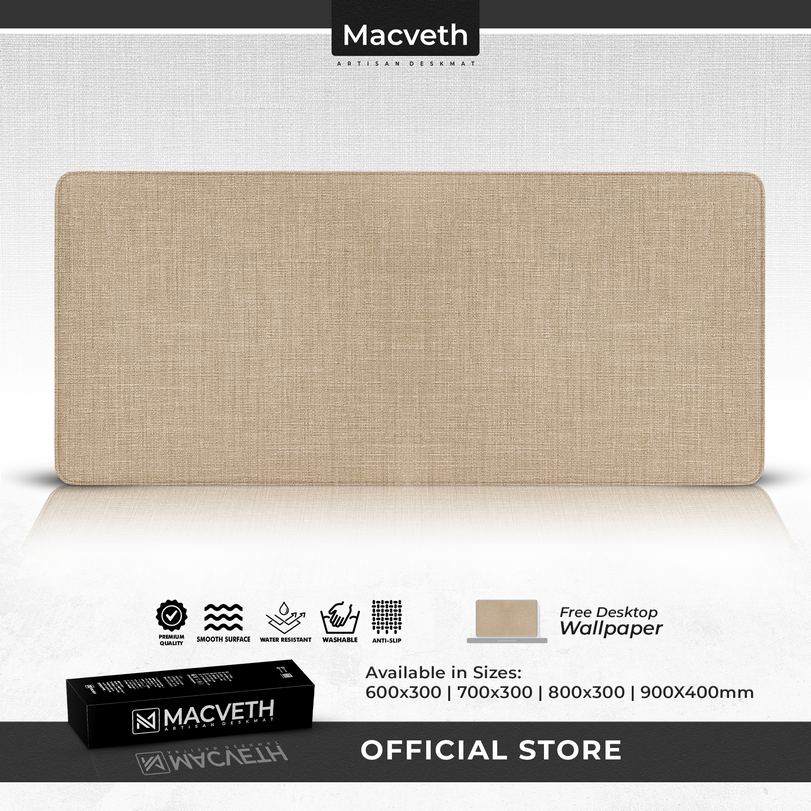 Macveth Artisan Deskmat | Cambric | Large Gaming Mousepad | Extended ...