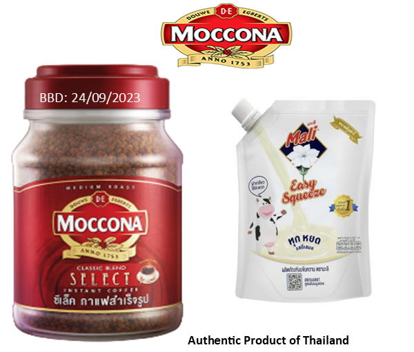 Moccona Classic Blend Medium Roast Instant Coffee (190g) With FREE Mali ...