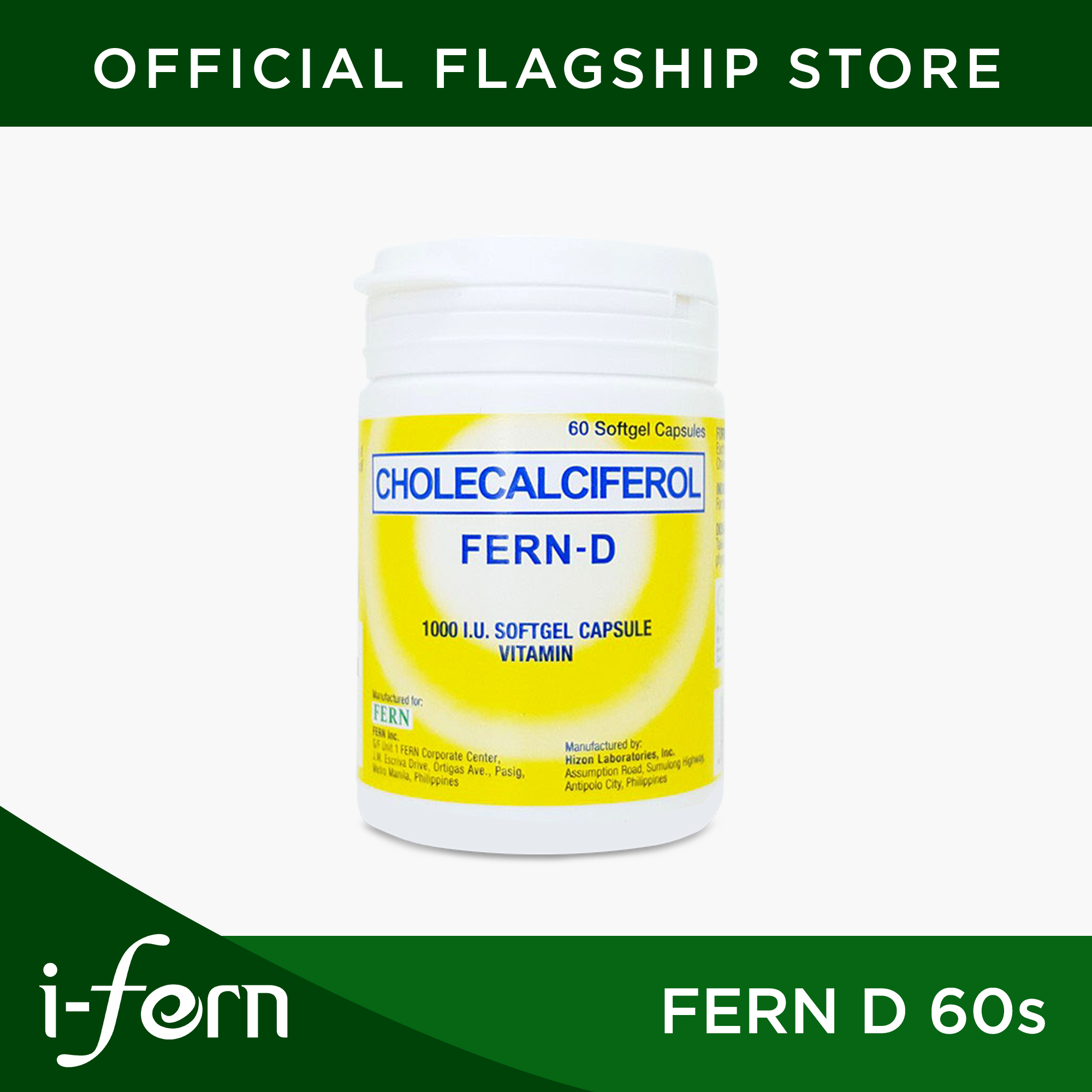 I-Fern D 60's 1000 IU | Lazada PH