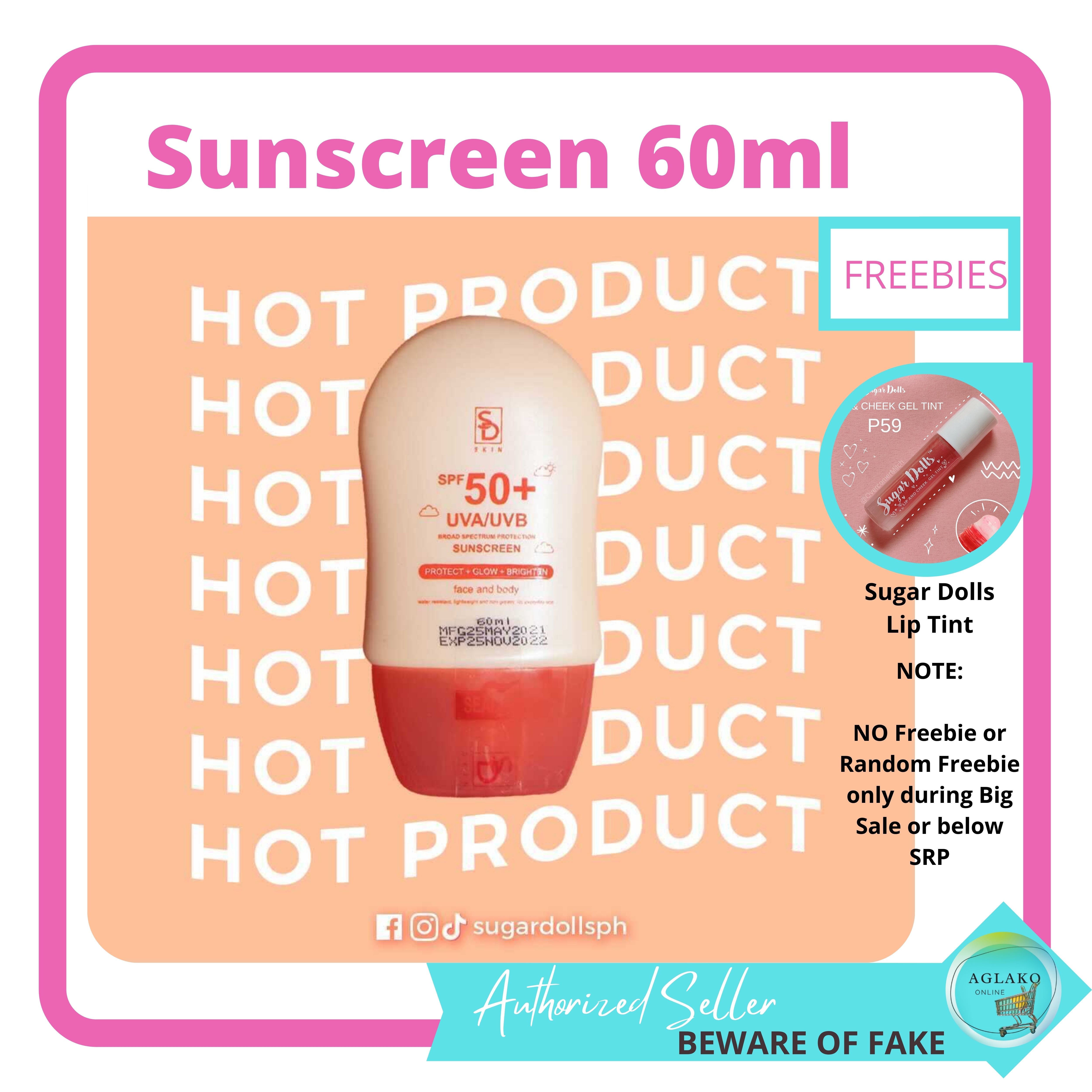 Sugar Dolls Sunscreen SPF 50+ UVA/UVB Broad Spectrum Protection for ...