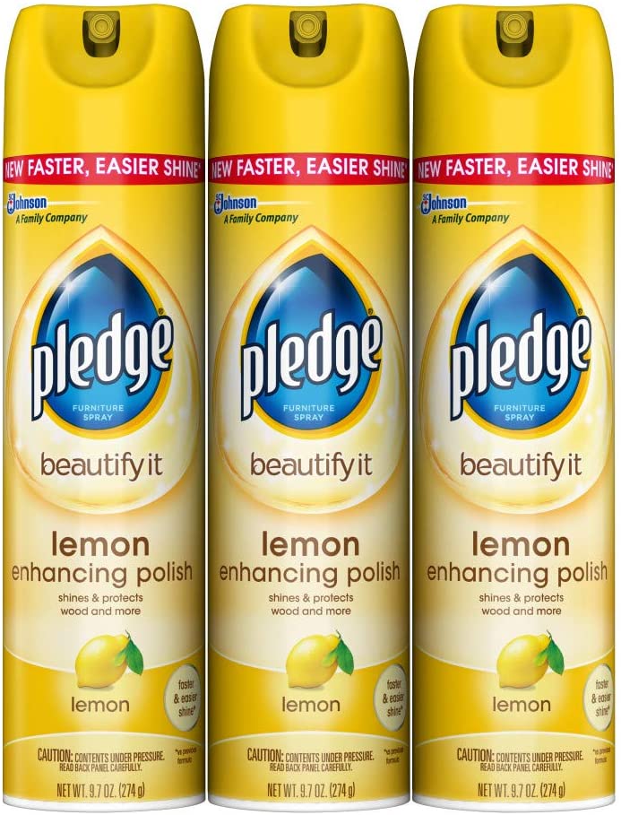 Pledge Lemon Enhancing Polish 9.7 oz, 3 ct | Lazada PH