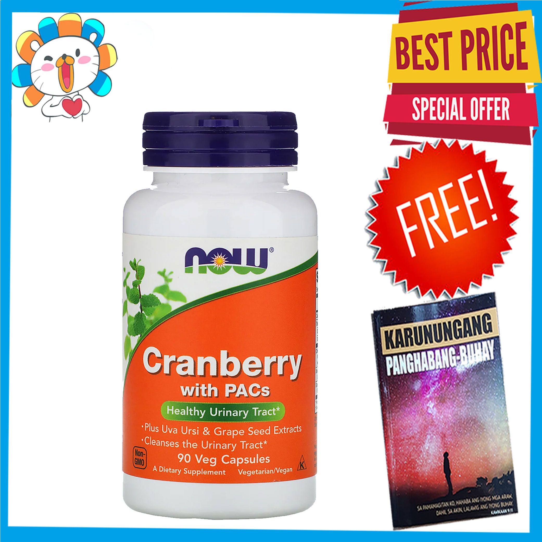 Now Foods, Cranberry with PACs, 90 Veg Capsules | Lazada PH