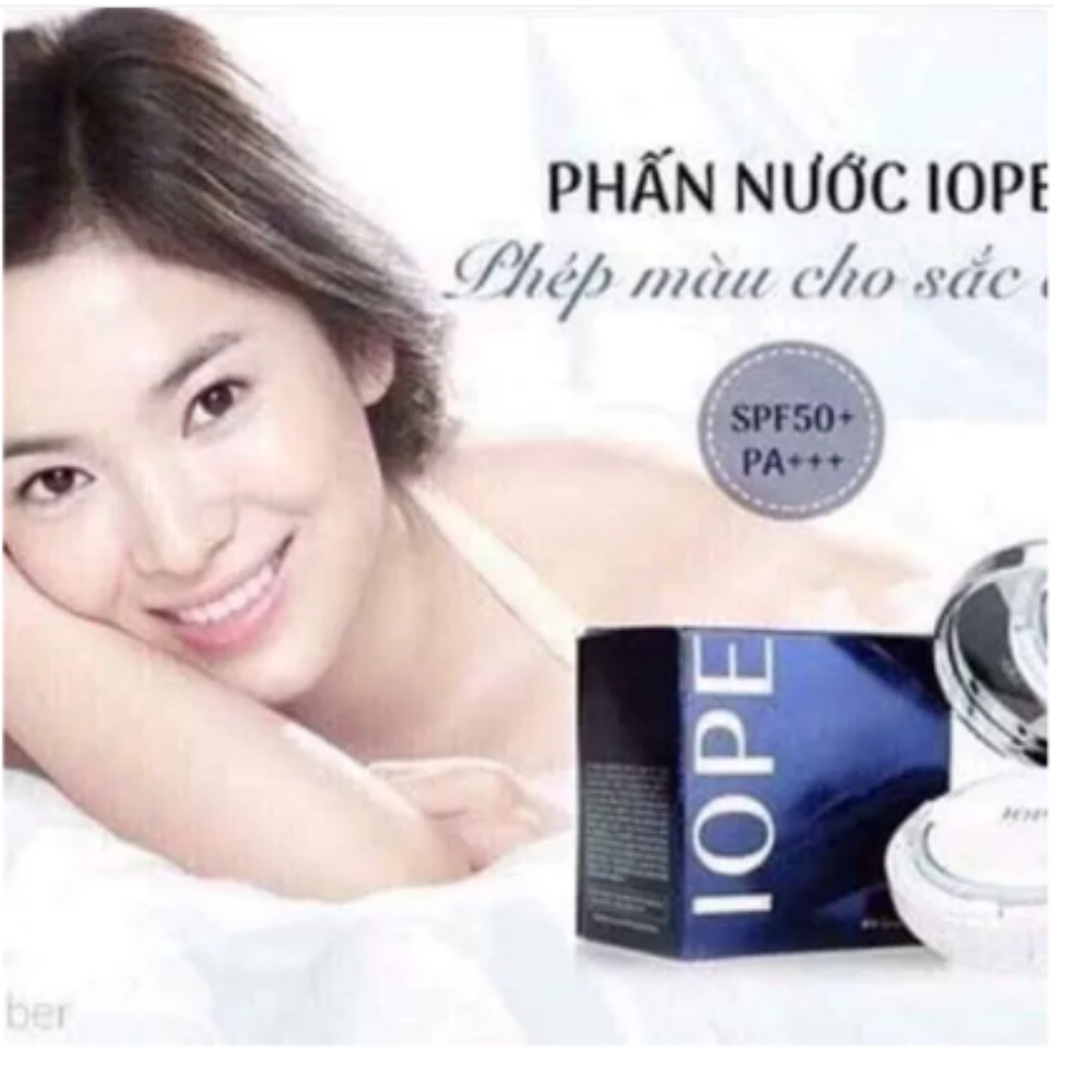 10X ORIGINAL Korean IOPE Air Cushion SPF 50+/PA+++ with Refill ]IOPE Cushion Moisturizing ...