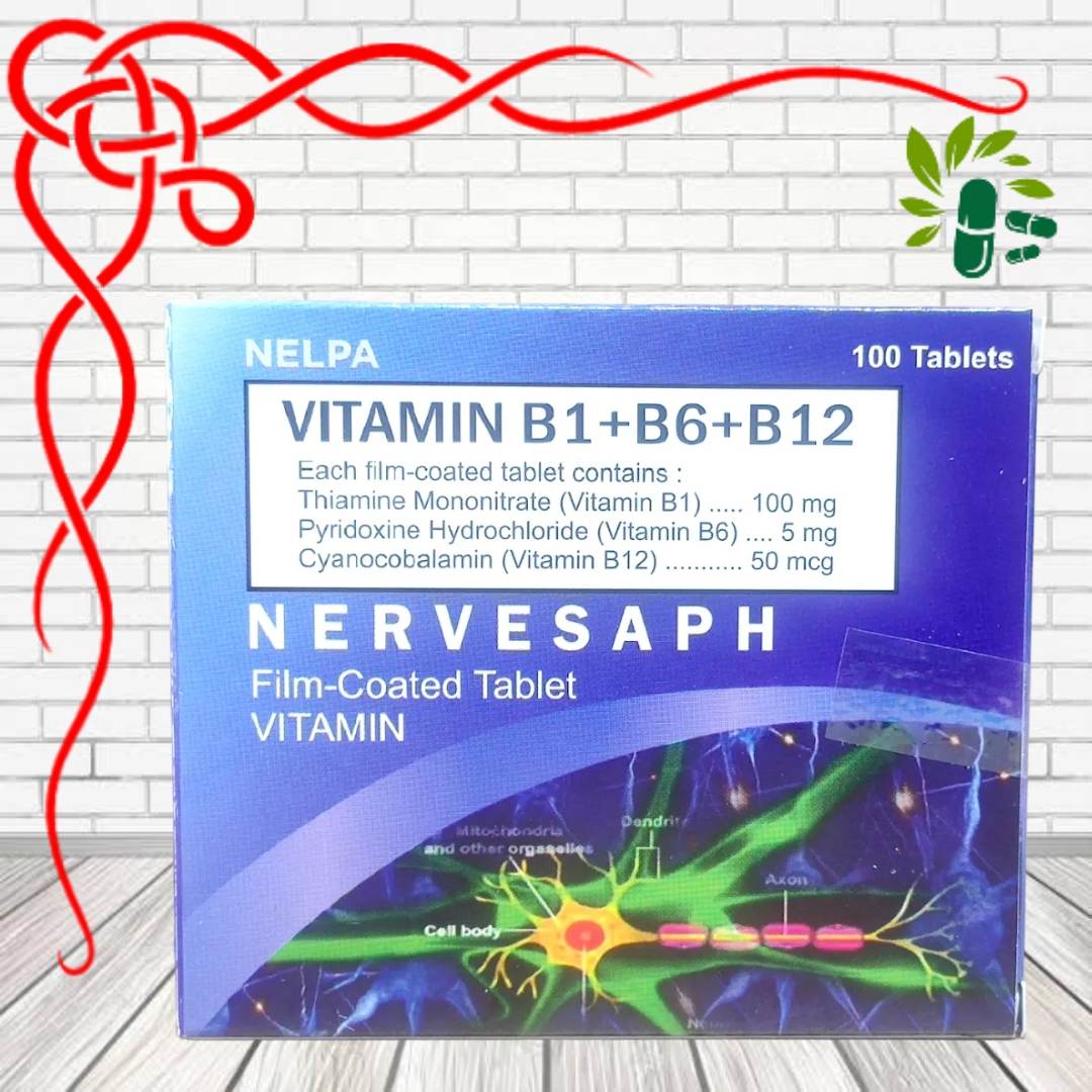 NERVESAPH (Vitamin B-complex) Film-coated 100 Tablets | Lazada PH