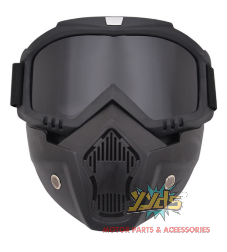 Motorcycle Goggles Mask/Motorcycle Helmet Goggles Removable Mask/Open ...