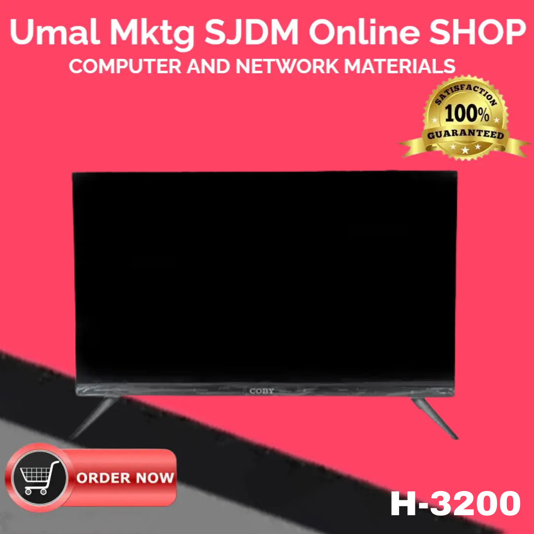 COBY H-3200, 32 Inches Super Slim, Flat Screen Smart LED HD TV with ...