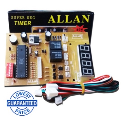 ALLAN TIMER FOR COINSLOT, 4 DIGIT DISPLAY, BEST FOR PISONET and WIFI ...