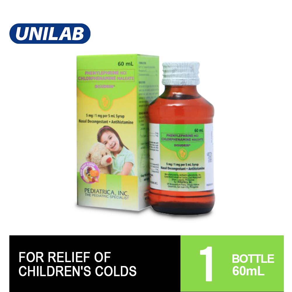 Disudrin 60mL Syrup For the relief of Children's colds | Lazada PH