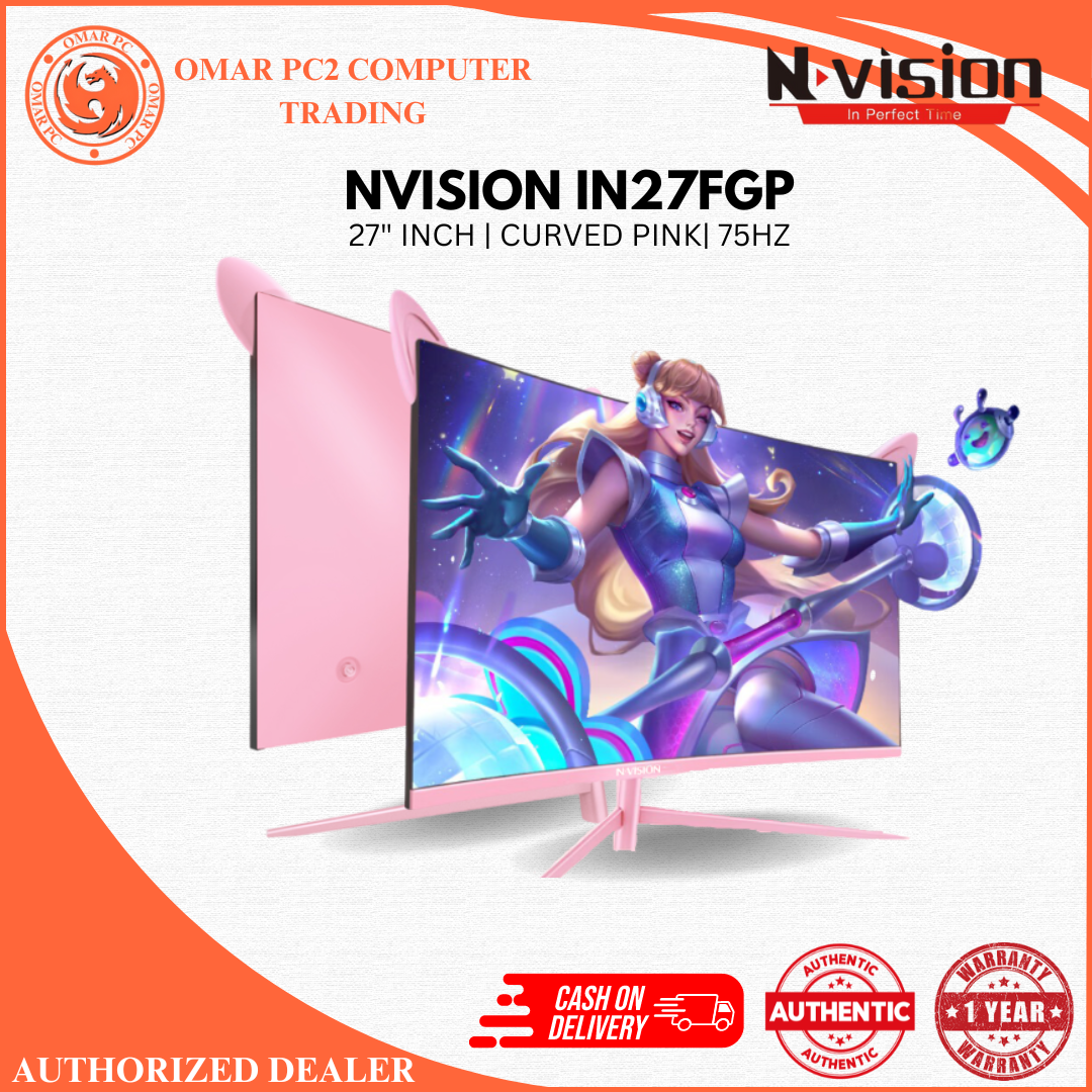 NVISION IN27C18 27" 165HZ CURVED PINK | Lazada PH