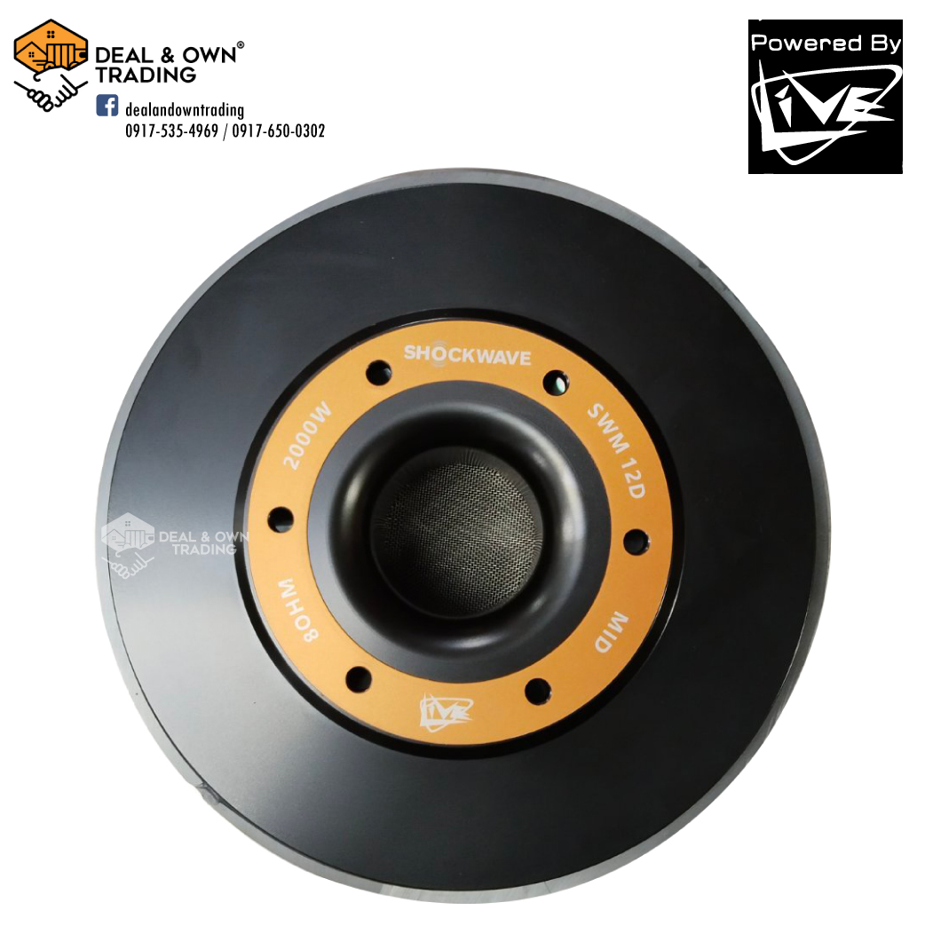 Live Shockwave SWM-12D 12inch 2000watts Speaker Double Magnet (SOLD PER ...