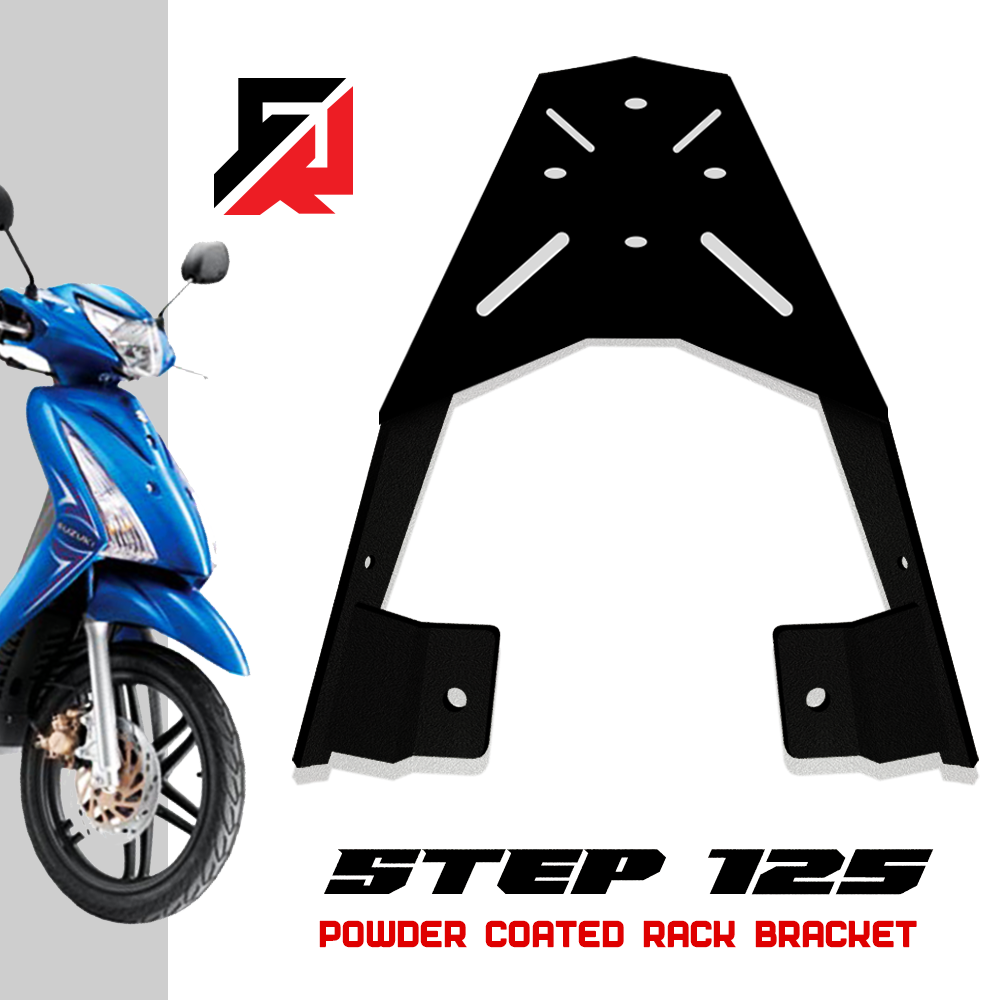 SUZUKI STEP 125 Top box bracket /Power Rack/ Monorack /Powder Coated ...