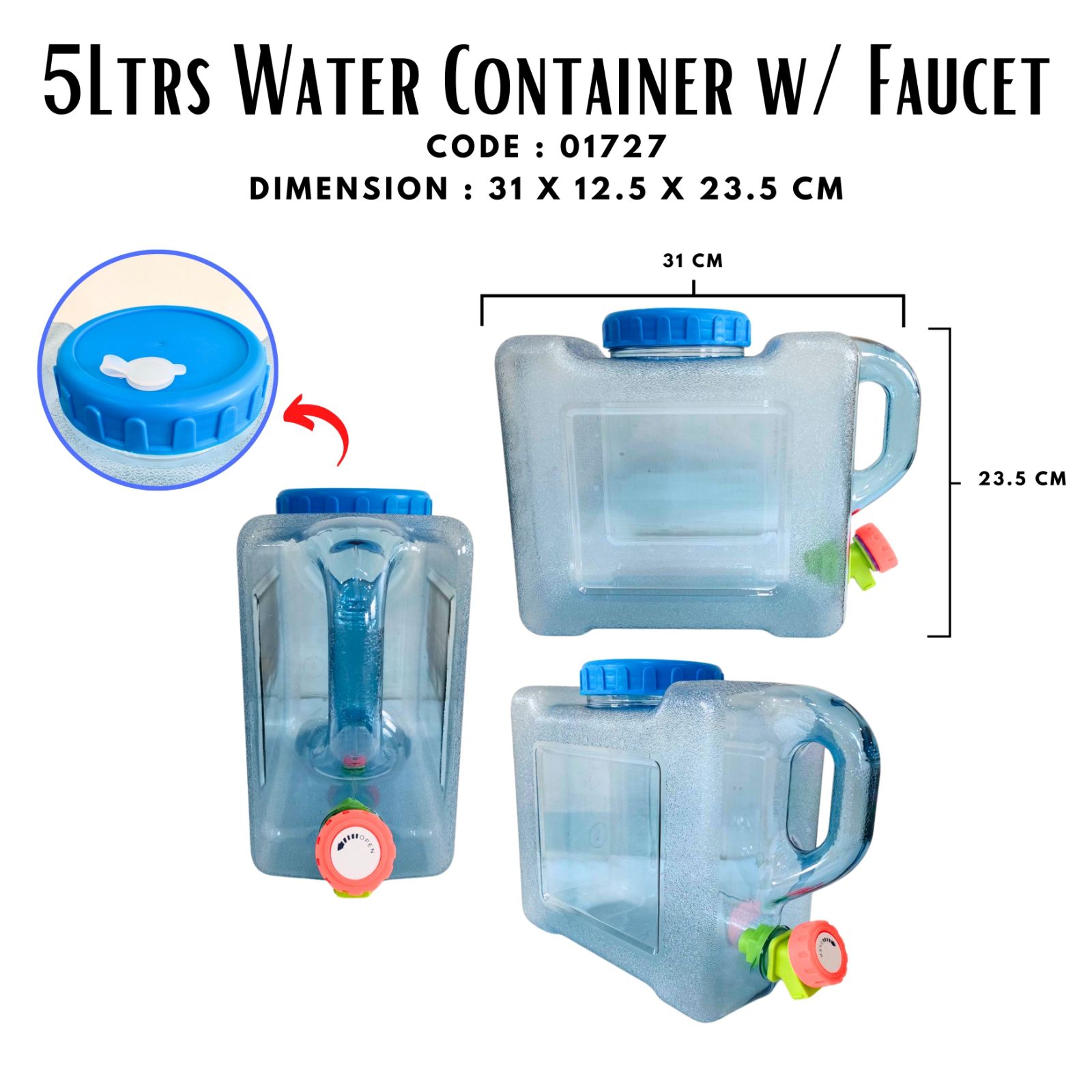 5LTRS WATER CONTAINER W/ FAUCET/8LTRS WATER CONTAINER W/ FAUCET/12LTRS ...