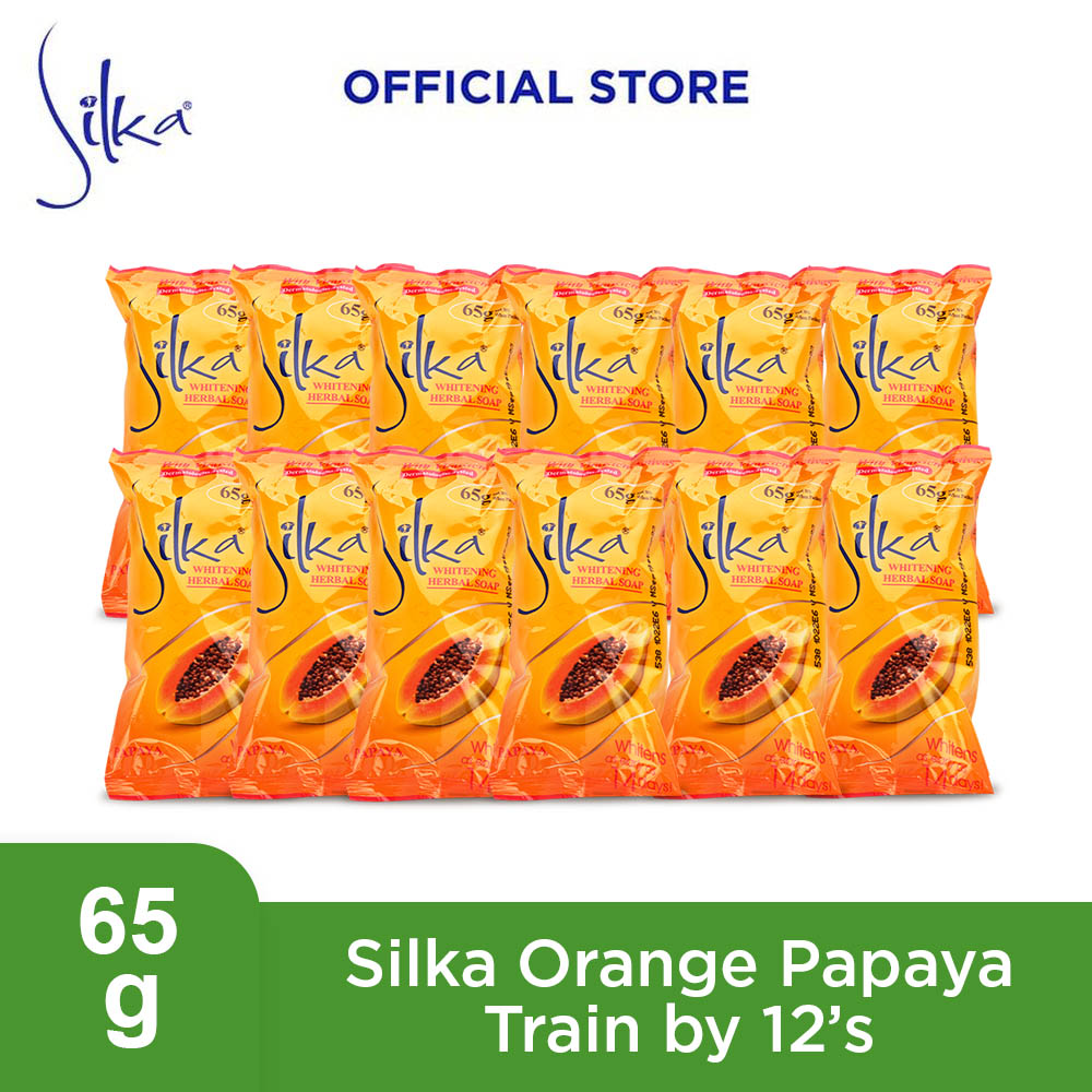 Silka Orange Soap 65g Train by 12's | Lazada PH