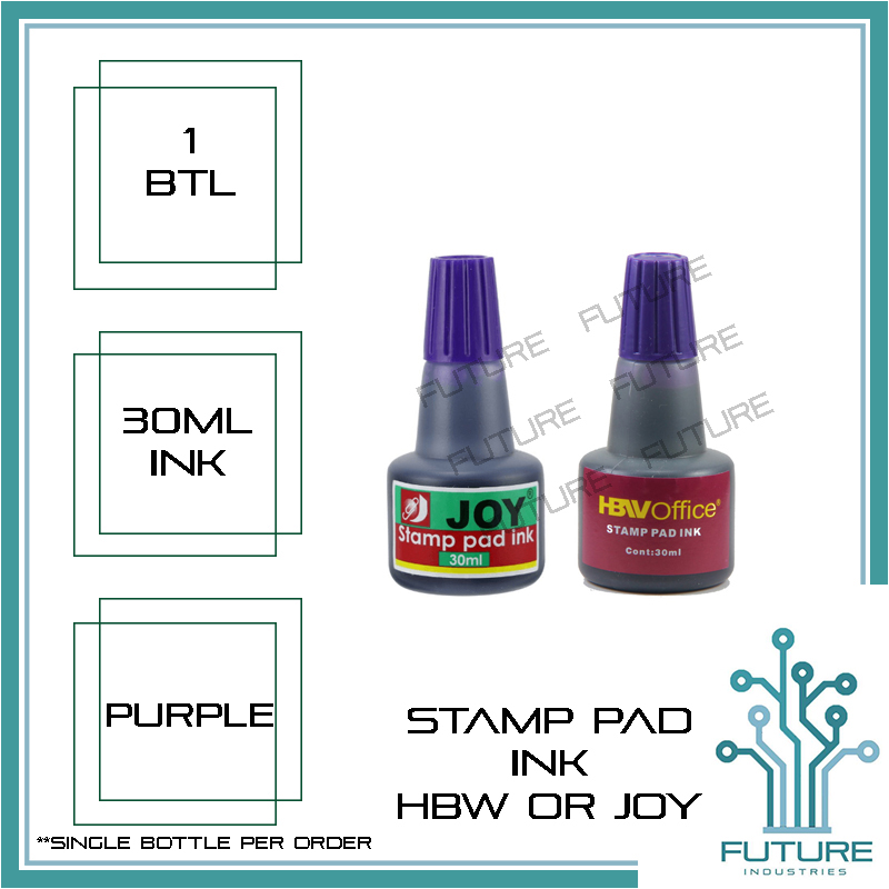 Stamp Pad Ink Refill (1) Bottle Permanent Ink Finger print Ink Hand ...
