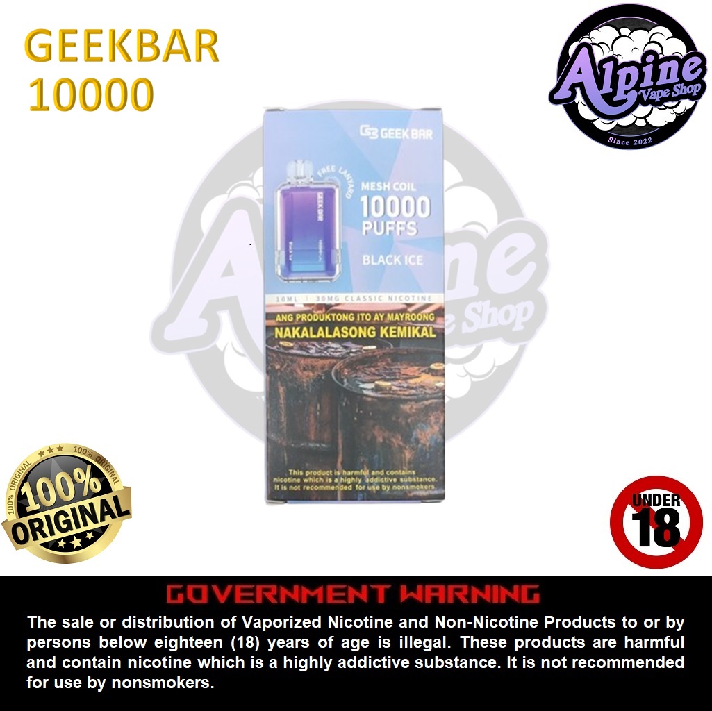 Geekbar 10000 Disposable Vape Pod | Lazada PH